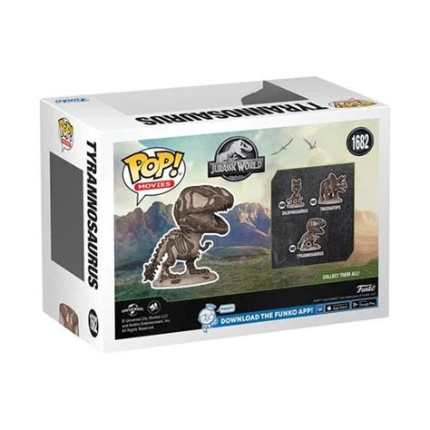 Funko Pop Jurassic Park Fossil Tyrannosaurus 1682 Kollectoyz