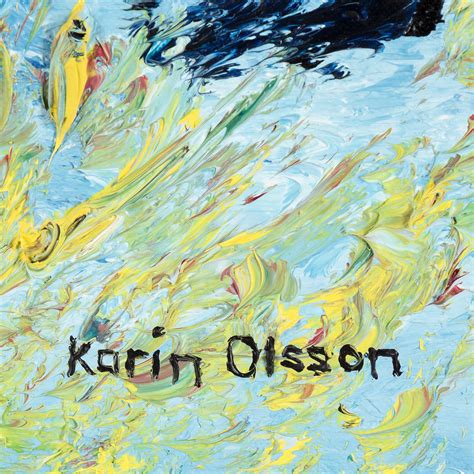 Karin Olsson Oil On Canvas Signed Bukowskis