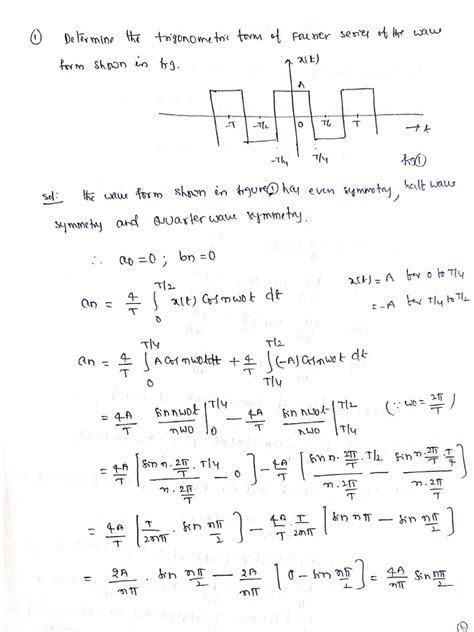 Fourier Series Problems Pdf