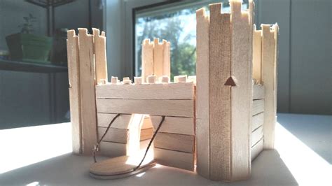 Popsicle Stick Castle Easy