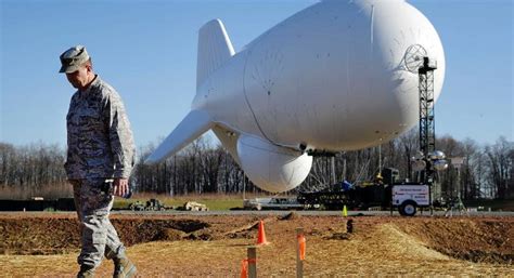 Army Tests Blimp Like Airship That Is Part Of Anti Missile System Along