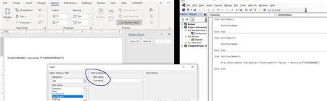 Vba How To Insert Username In System Username Format In Word Using