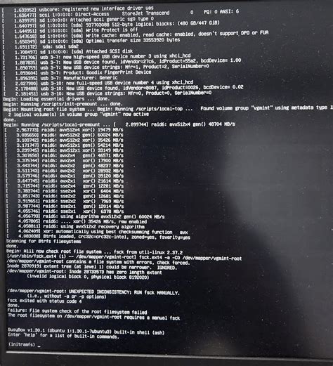 mint crashed and needs manual fsck what do i do help linux mint forums