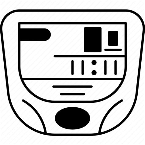 Speedometer Bicycle Distance Indicator Monitor Icon Download On Iconfinder