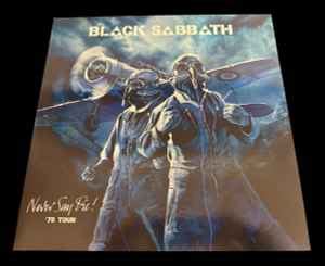 Black Sabbath Never Say Die 78 Tour 2 X Vinyl Blue Lp