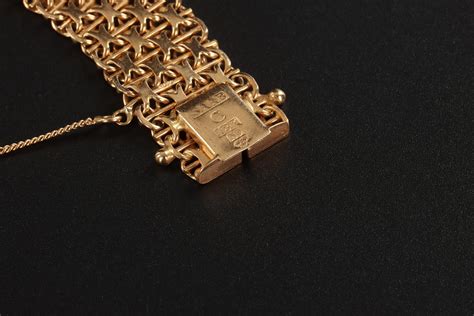 X LÄnk 4 Radig 18k Guld 1963 Smycken And Ädelstenar Armband Auctionet