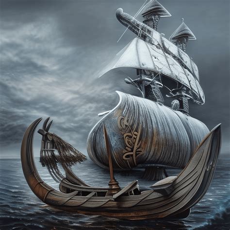 Viking Ship Art
