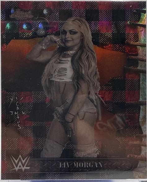 Liv Morgan Black 5 Prices 2025 Topps Chrome Wwe Cactus Jack X