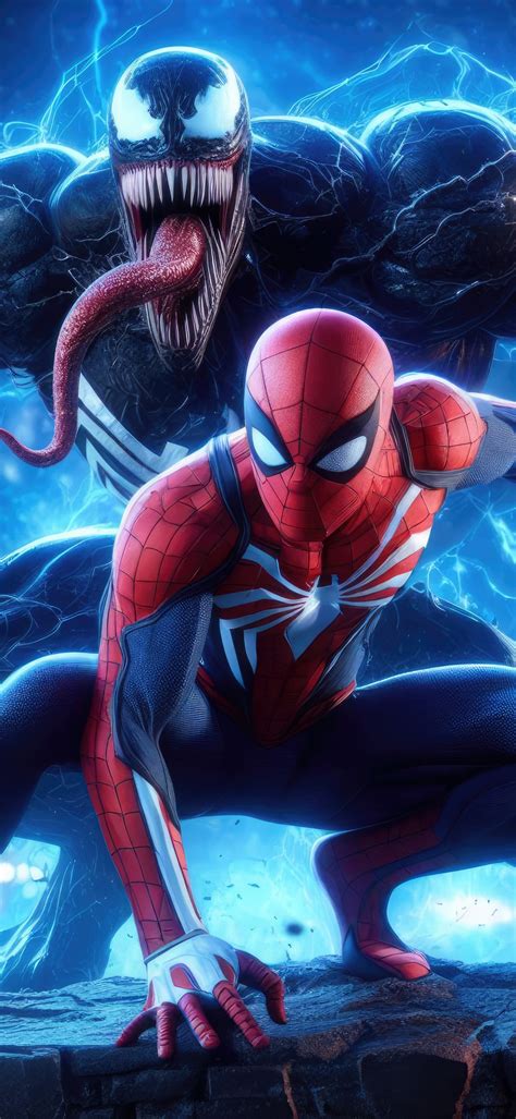 Venom Vs Spider Man Concept Art 5k Wallpaper
