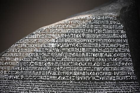 Rosetta Stone Egypt Hieroglyphs Free Photo On Pixabay Pixabay