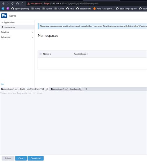 UI Feature Request Close App Logs And Exec Windows When Underlying App Or Parent Namespace Is