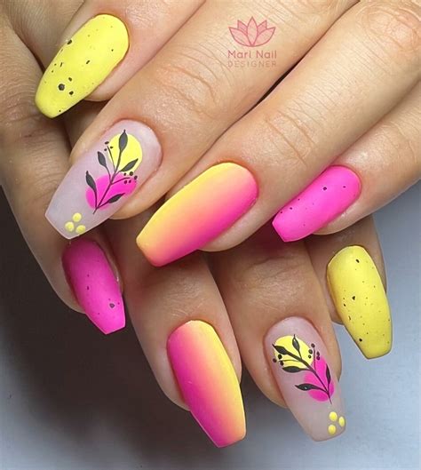 20 Latest Pink And Yellow Nail Ideas To Try In 2024