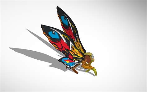 3d Design Mothra Kotm Tinkercad