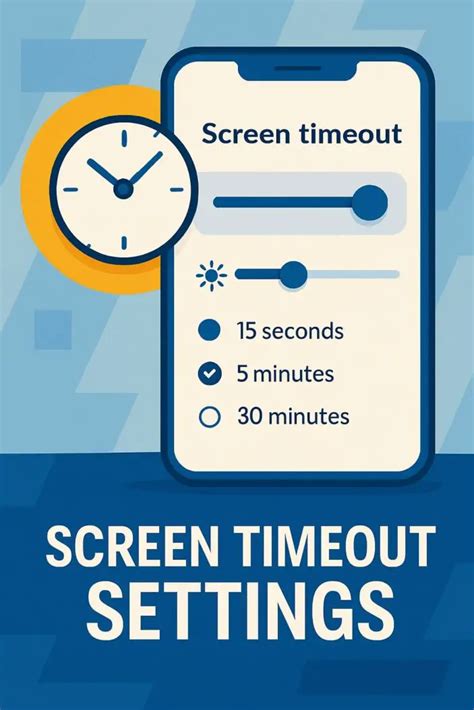 Screen Timeout Settings Optimize Battery Life And Security In 2025