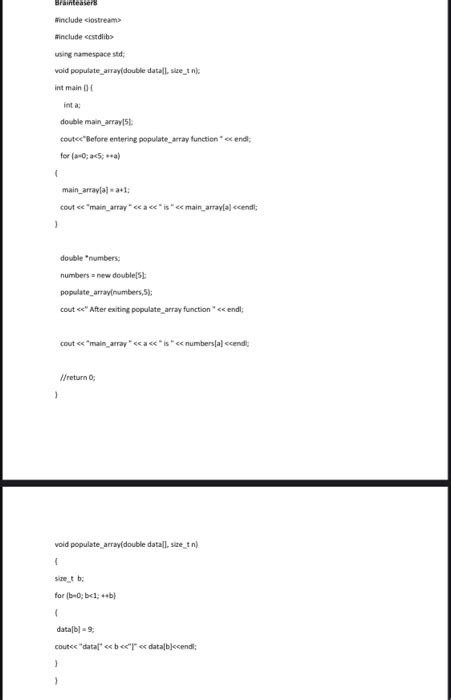 Solved Brainteaser8 Winclude Ciostream Include Cestdlib