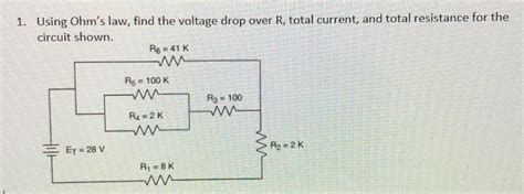 ohm s law voltage drop calculator