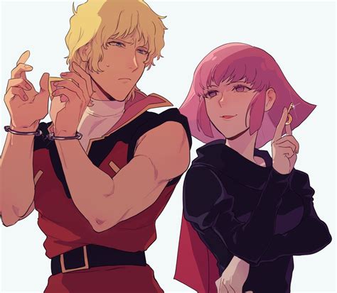 Char Aznable Haman Karn And Quattro Bajeena Gundam And 1 More Drawn