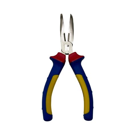 Alicate De Bico Curvo 6 Hikari Hk 703 Isolação 1000v Aço Carbono