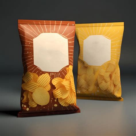 Premium Ai Image Chips Pack Design Mock Up