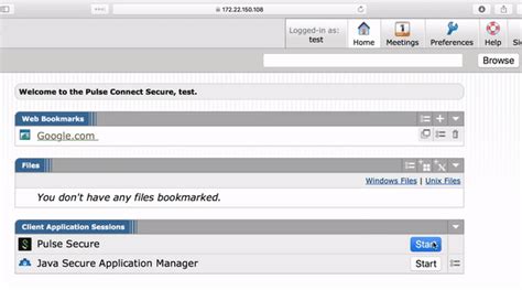 Safari 11 Is Unable To Launch Pulse Secure Component Using Pulse Secure Application Launcher