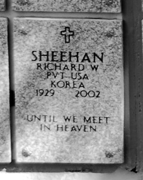 Richard W Sheehan 1929 2002 Find A Grave Memorial