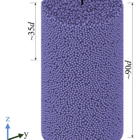 Initial Configuration Example Of The Numerical Simulation With