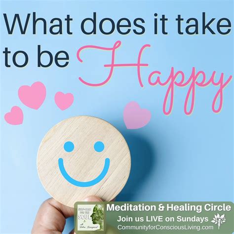 What Does It Take To Be Happy
