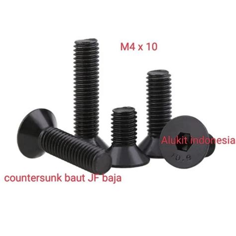 Jual Verseng L M6 X 70countersunk Baja Baut Jf Baja M6 X 70 Jakarta