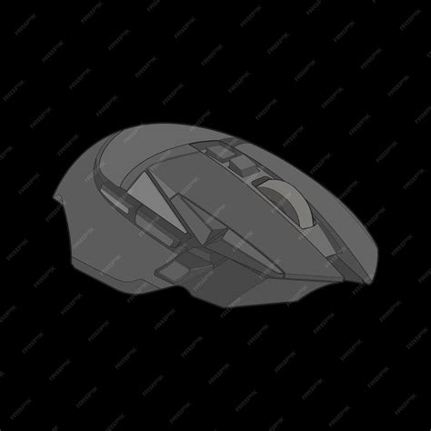 Färbung Des Computermaus Umrisszeichnungsvektors Computermaus Im Skizzenstil Computermaus