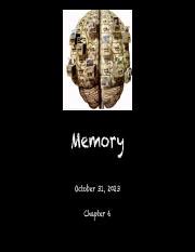 Understanding Memory: Encoding, Storage, and Retrieval | Course Hero