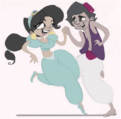 Aladdin And Jasmine By Popcornered On Deviantart