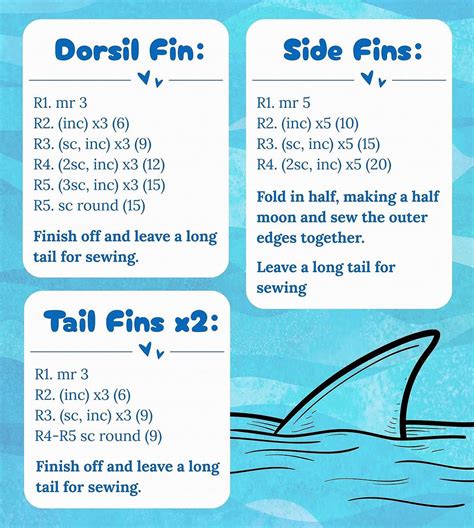 Sharky Free Pattern Shark Sharky Free Pattern Shark