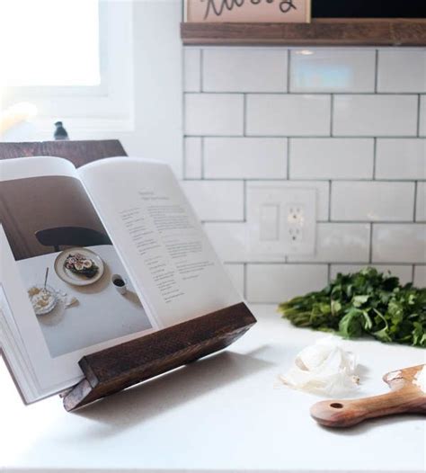 Diy Cookbook Stand Using Scrap Wood Scrap Wood Projects Cook Book Stand Diy Cookbook