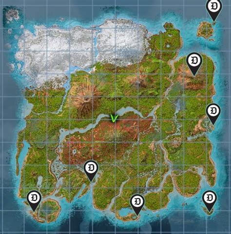 Ark All Mei Yin Explorer Note Island Locations Guide Itck