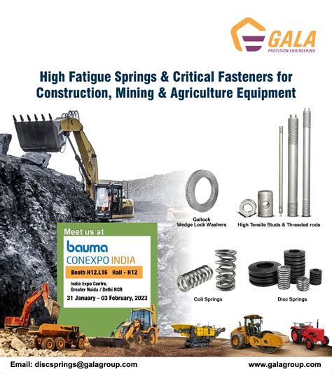 Gala Precision Engineering Ltd On Linkedin Vibration Fastening Constructionmachinery