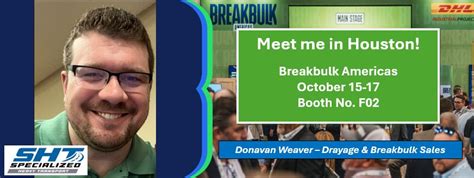 Breakbulk Drayage Imports Exports 3pl Solutions Futurefocused Donavan Weaver Mba