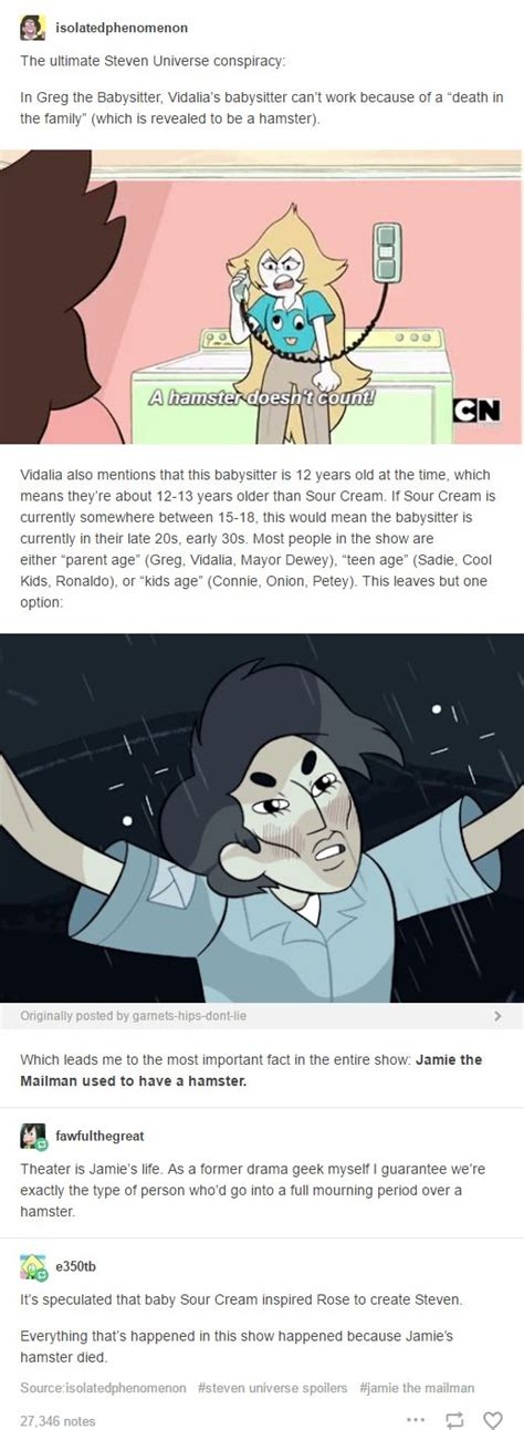 It Turns Out That Jamie The Mailman Was Actually Important All Along Steven Universe Memes