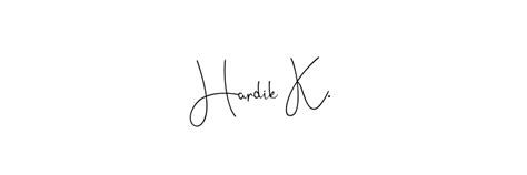 80 Hardik K Name Signature Style Ideas Professional Digital Signature