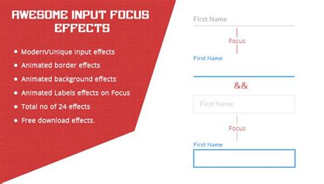 Input Focus Effects With Css 24 Inspirational Effects