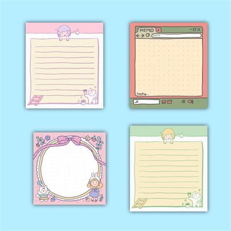 Design A Cute Memo Pad Notepad For Commercial Use By Leiaoh Fiverr
