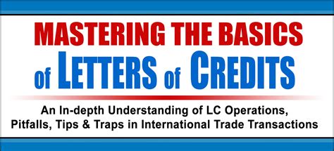 Mastering The Use Of Lc For Import And Export Center For Global Best Practices