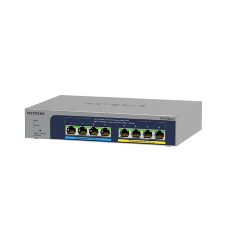 NETGEAR 8 Port Ultra60 PoE Multi Gigabit 2 5G Ethernet Plus Switch Managed L2 L3 2 5G