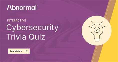 Quiz Cybersecurity Trivia Abnormal