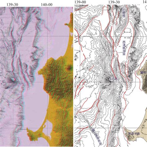 fig map showing active faultssolid red line active fault dashed red