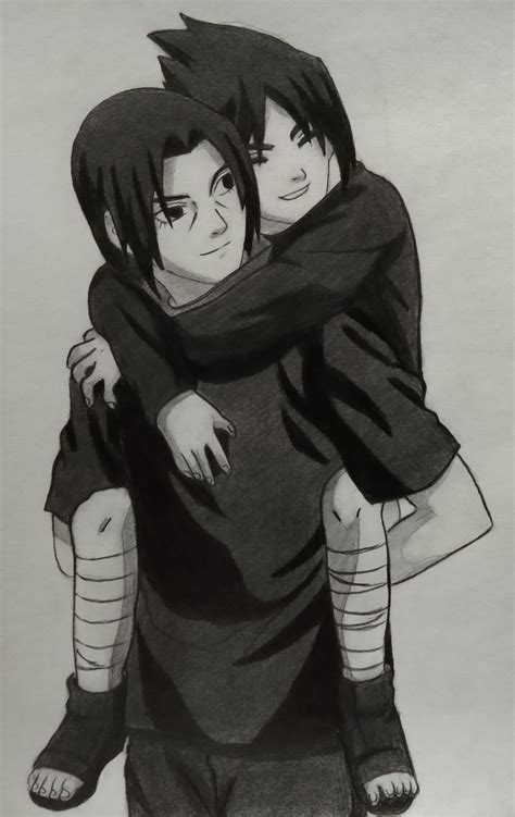 Itachi And Sasuke Uchiha Drawing