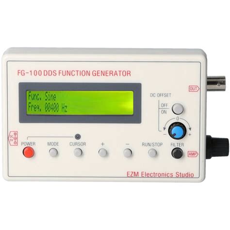 Fg 100 Dds Function Signal Generator Frequency Counter 1hz 500khz