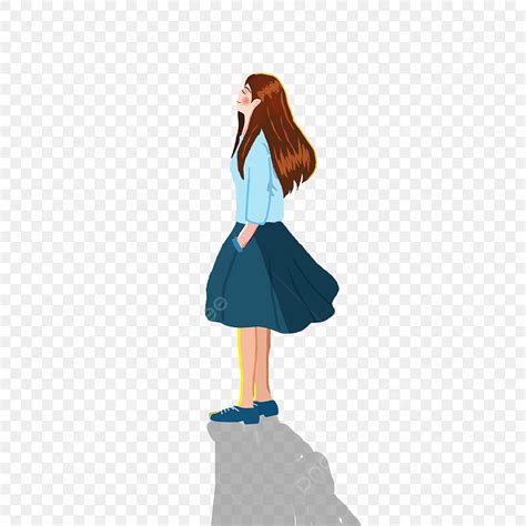Animated Girl Standing
