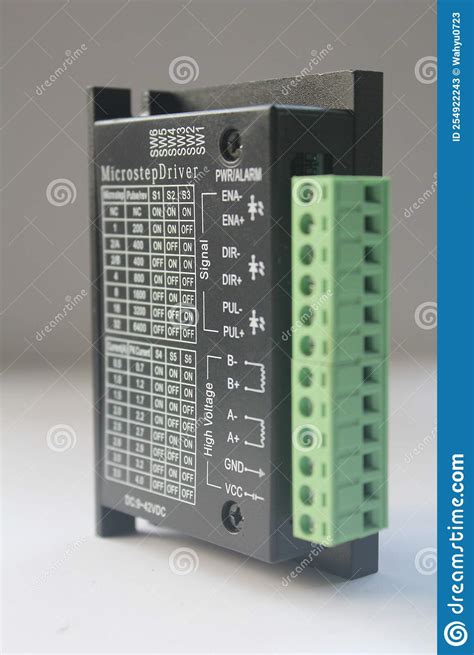 Stepper Motor Driver TB6600 Stock Image Image Of Multimedia Lighting 254922243