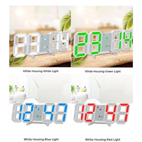 Usb Large 3d Modern Digital Led Table Wall Clock 2 Grandado