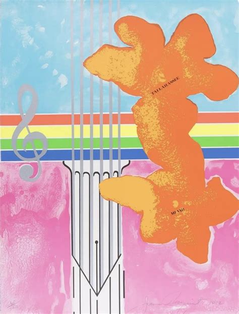 James Rosenquist The World Art Festival 1982 Lithograph